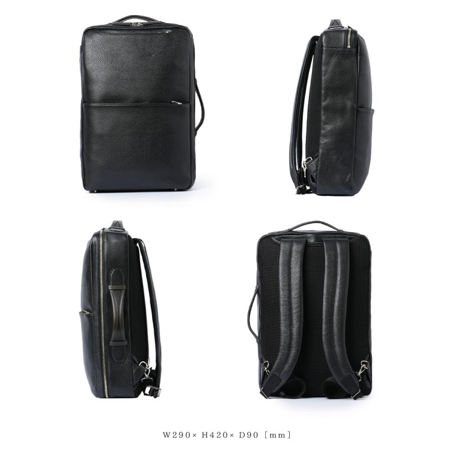 FIVE WOODS ファイブウッズ グレイン ビジネスリュック ビジネスバッグ メンズ ブランド レザー 本革 通勤 日本製 A4 PC ...