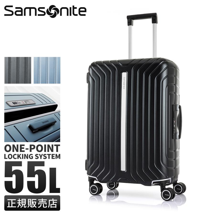 Samsonite サムソナイト スーツケース Mサイズ 55L 軽量 中型 4輪 双輪 フレームタイプ スピナー66 ライトフレーム ...