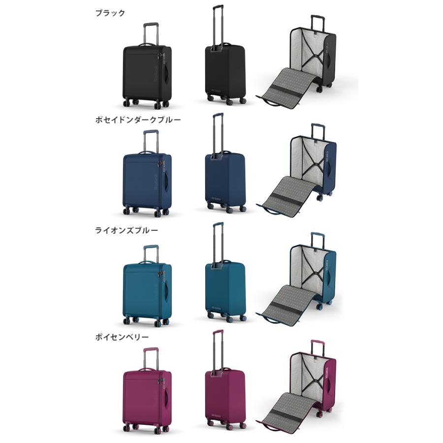 Rollink ローリンク ソフトキャリー スーツケース 機内持ち込み Sサイズ 40L 軽量 小型 折りたたみ 薄マチ コンパクト スリム ...