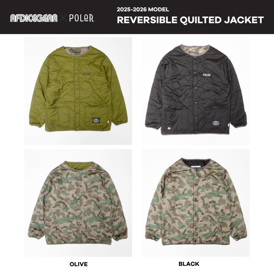2025-2026 AFDICEGEAR x POLeR REVERSIBLE QUILTED JACKET