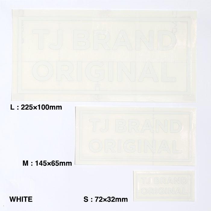 TJ BRAND ORIGINAL Die-cut Sticker ニュータイプ Mサイズ / ティージェイブランド オリジナル ダイカット ...