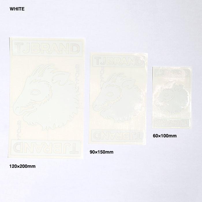 TJ BRAND ORIGINAL SQUARE LOGO Die-cut Sticker ニュータイプ Sサイズ / ティージェイブランド ...