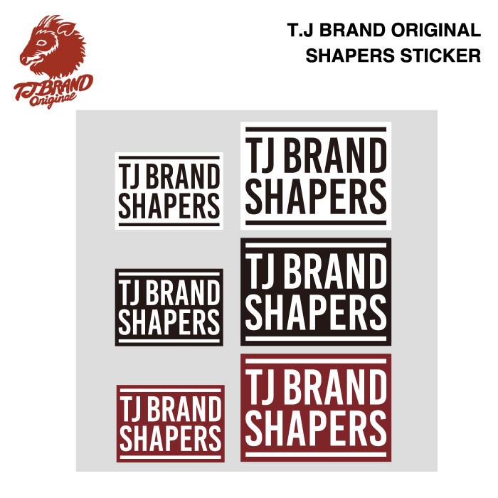 TJ BRAND ORIGINAL Shapers Sticker 2pack / ティージェイブランド オリジナル シェイパーズステッカー ...