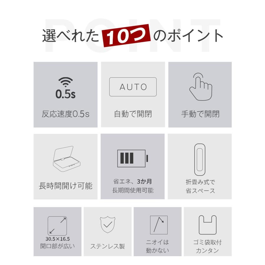 【超PayPay祭限定価格】ゴミ箱 自動開閉 ごみ箱 おしゃれ 45L袋対応 大容量 50L ふた付き スリム 縦型 ステンレス製 資源ゴミ 新作 : スーツケースの専門店busyman ...