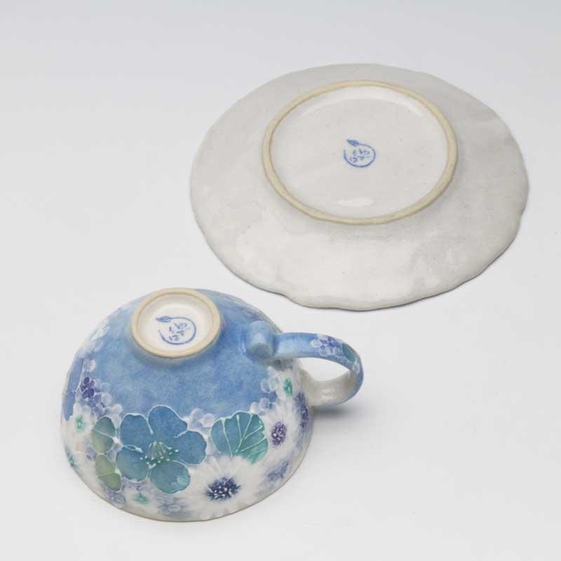 【受注生産】工房ゆずりは 青彩白花 コーヒー碗皿 : 舞陶館 - 通販 - Yahoo!ショッピング