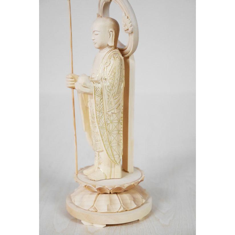 仏像 本柘植 地蔵尊 金泥書 3.0寸 : 10005213 : 仏壇職人 関工作所 - 通販 - Yahoo!ショッピング