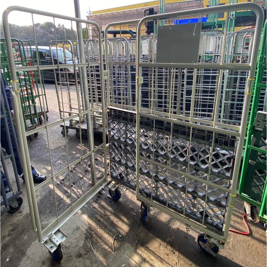 中古品 W1100×D800×H1700mm カゴ台車 K082 送料別途 : 物流機器.com - 通販 - Yahoo!ショッピング