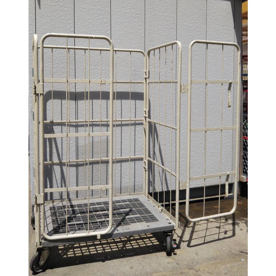 中古品 W1100×D800×H1700mm カゴ台車 K085 送料別途 : 物流機器.com - 通販 - Yahoo!ショッピング