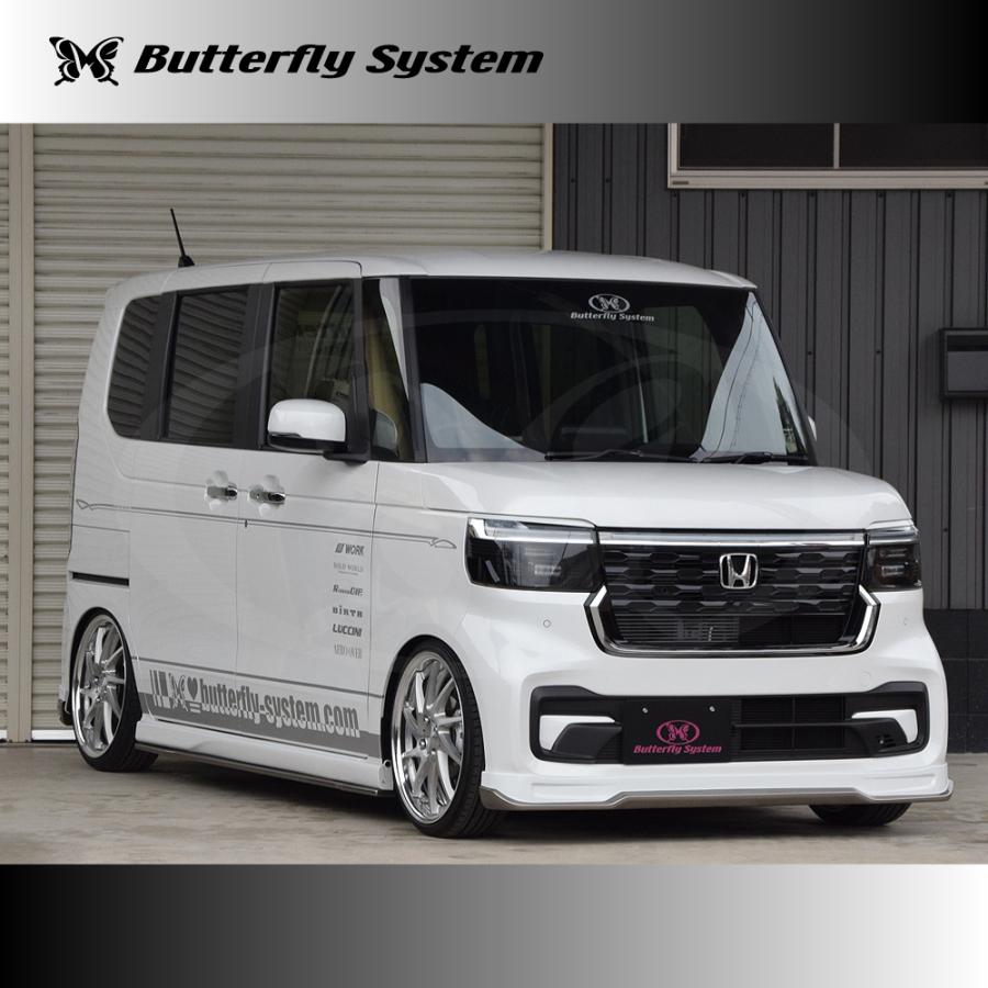 エヌボックス カスタム N-BOX Custom JF5 JF6 フロントスポイラー ハーフ エアロパーツ バタフライシステム 未塗装商品 : バタフライシステム ヤフー店 - 通販 ...