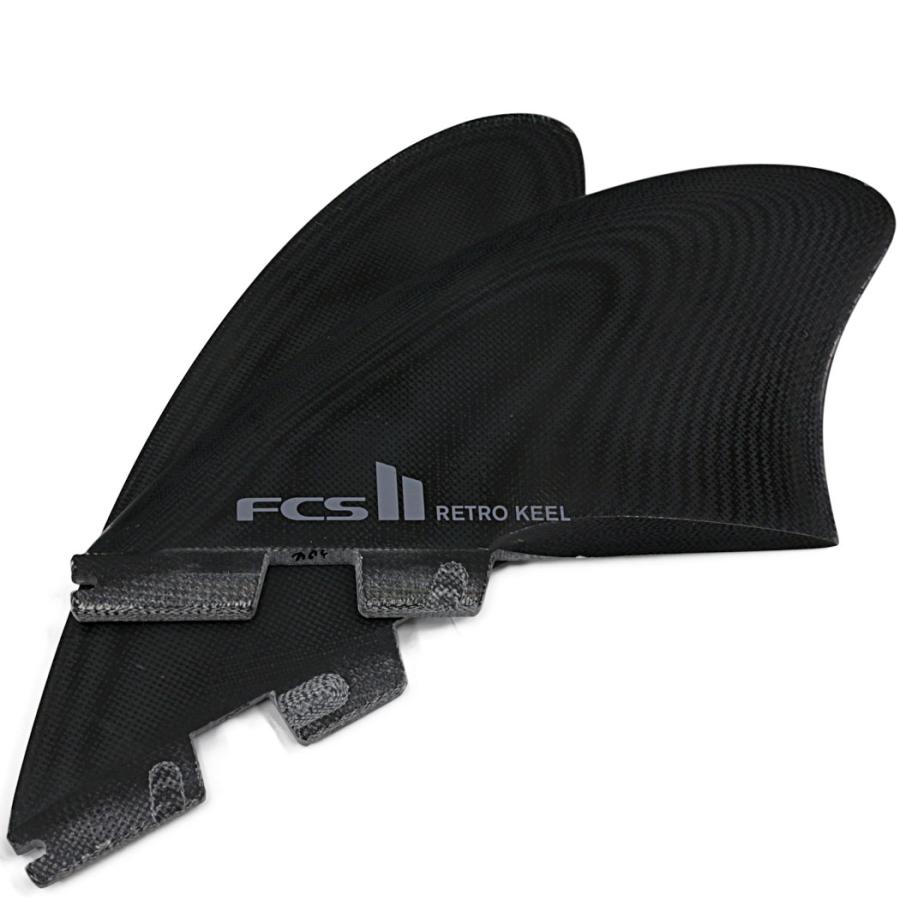 FCS II RETRO KEEL TWIN FIN SET ツイン レトロ キール フィン ショートボード用 FCSフィン FCS2 ...