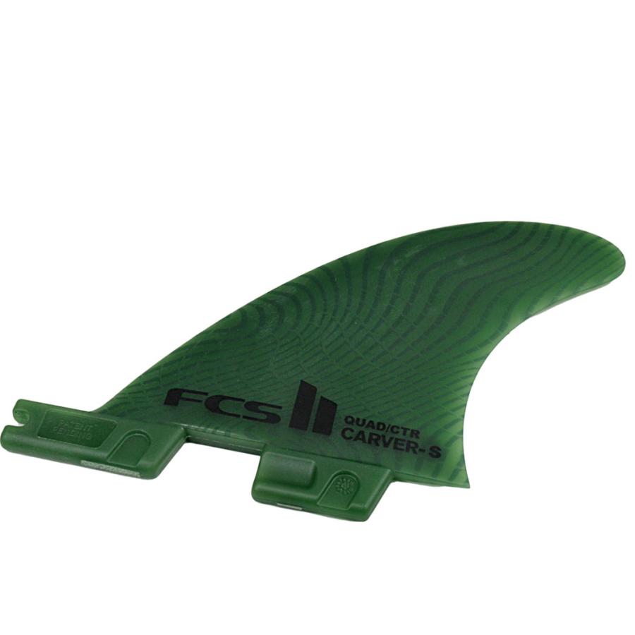FCS II CARVER QUAD REAR FIN SET SAGE ECO BLEND Sサイズ ネオグラス カーバー クワッド リア フィン セット 2枚 セージ エコブレンド ...
