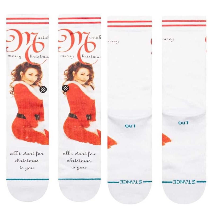 STANCE（スタンス） STANCE x MARIAH CAREY MAKE MY WISH COME TRUE コラボソックス ホワイト ...