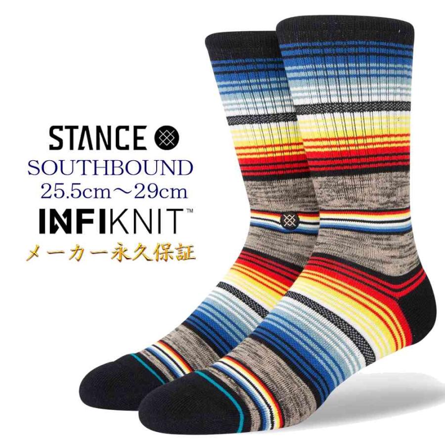 STANCE スタンス ソックス サイドリアル 2 インフィニット Stance Socks Sidereal メンズ L 25.5-29.0cm スケートボード ギフト 男性 彼氏 プレ ...