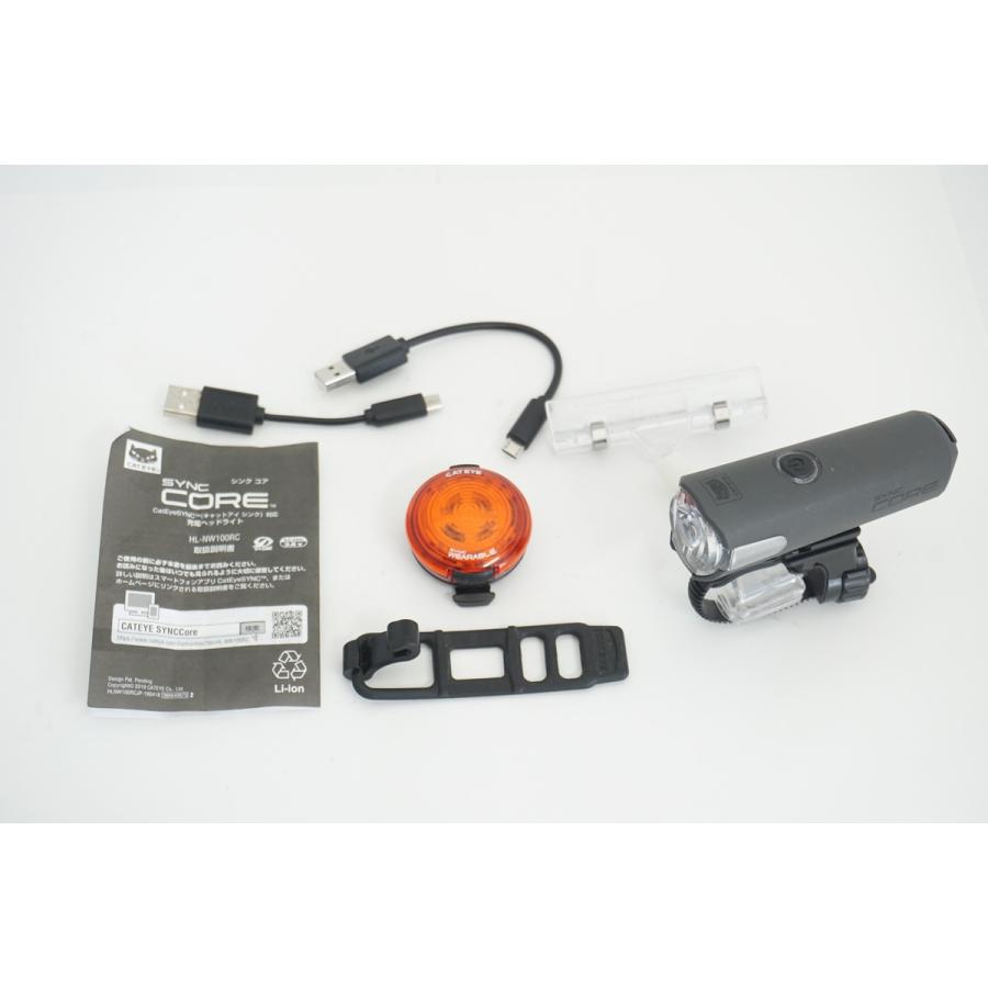 CATEYE CAT EYE 「キャットアイ」 SYNC CORE WEARABLE 前後ライトセット / 京都八幡店 : バイチャリ&バザール Yahoo!店 - 通販 - Yahoo!ショッピング