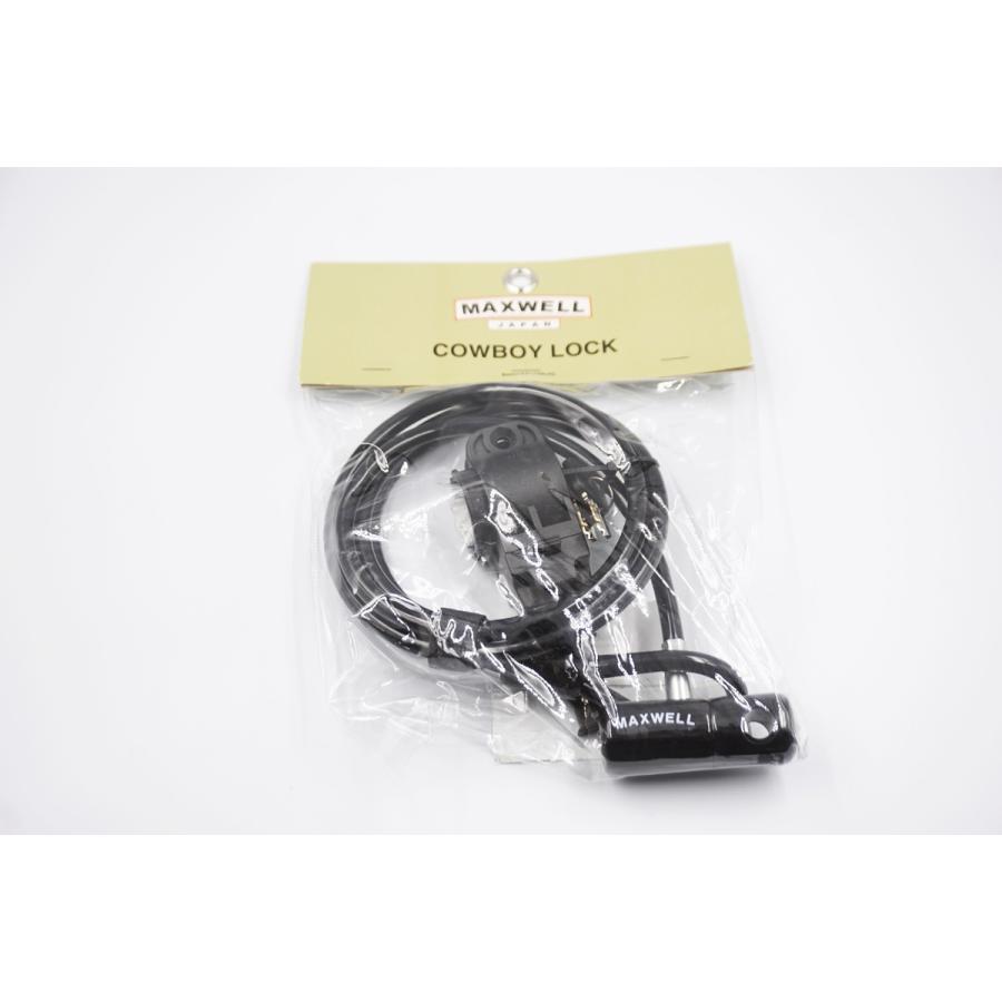 MAXWELL 「マックスウェル」 COWBOY LOCK ワイヤーロック / 奈良店 : バイチャリ&バザール Yahoo!店 - 通販 ...
