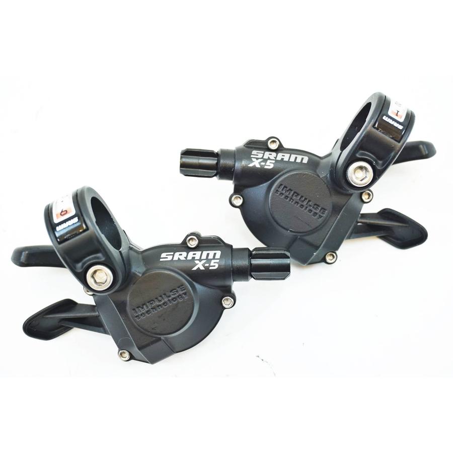 SRAM 「スラム」 X5 TRIGGER 3×9S Φ22.2 シフター / 有明店 : バイチャリ&バザール Yahoo!店 - 通販 ...