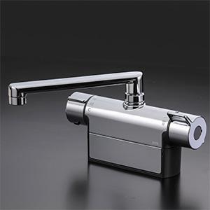 KVK 2022新作 水栓 ケーブイケー MTB200DP1T デッキ形サーモスタット式混合栓 取付ピッチ100mm 190mmパイプ付 : BUZAIYA - 通販 - Yahoo!ショッピング