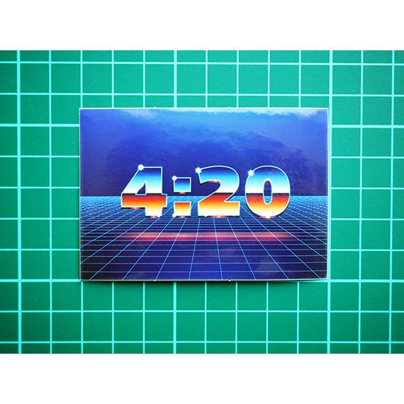 THC ステッカー Time 420 C209 : バズモンタージュ ヤフー店 - 通販 - Yahoo!ショッピング