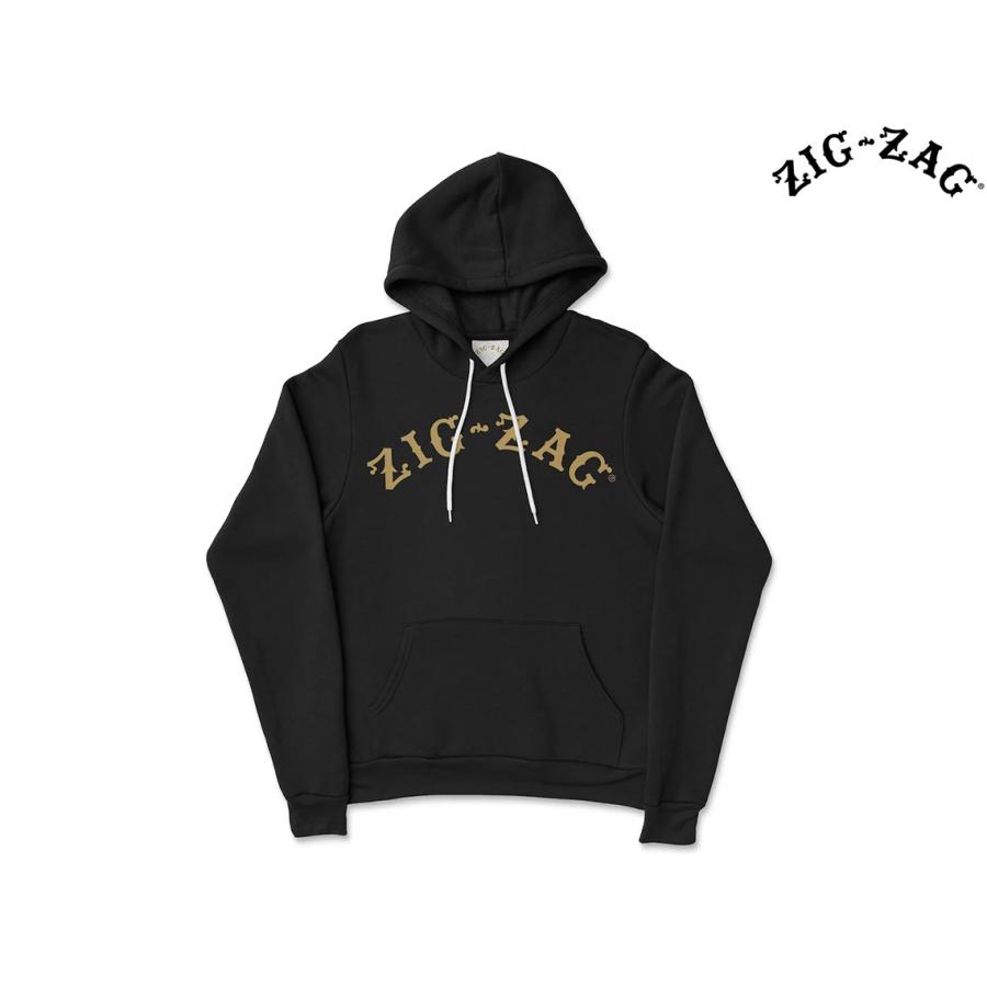 ZIG-ZAG ZIG ZAG LOGO HOODIE ジグザグ ロゴ オフィシャル フーディー パーカー ブラック : バズモンタージュ ヤフー店 - 通販 - Yahoo!ショッピング