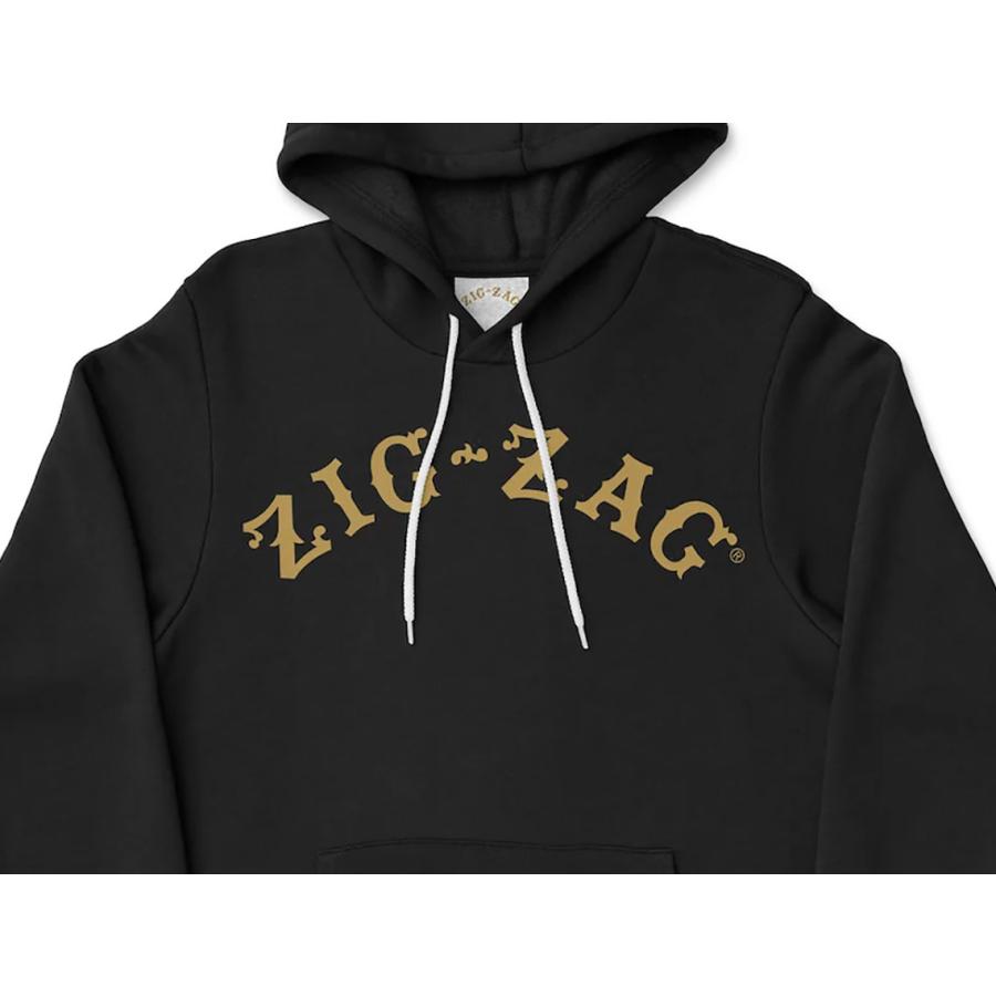 ZIG-ZAG ZIG ZAG LOGO HOODIE ジグザグ ロゴ オフィシャル フーディー パーカー ブラック : バズモンタージュ ヤフー店 - 通販 - Yahoo!ショッピング