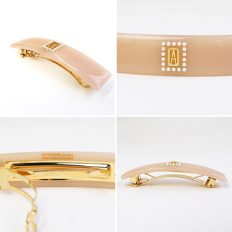 ALEXANDRE DE PARIS アレクサンドル ドゥ パリ バレッタ aa8-18529-03 スワロフスキークリスタル 8cm RENAISSANCE ITALIENNE ...