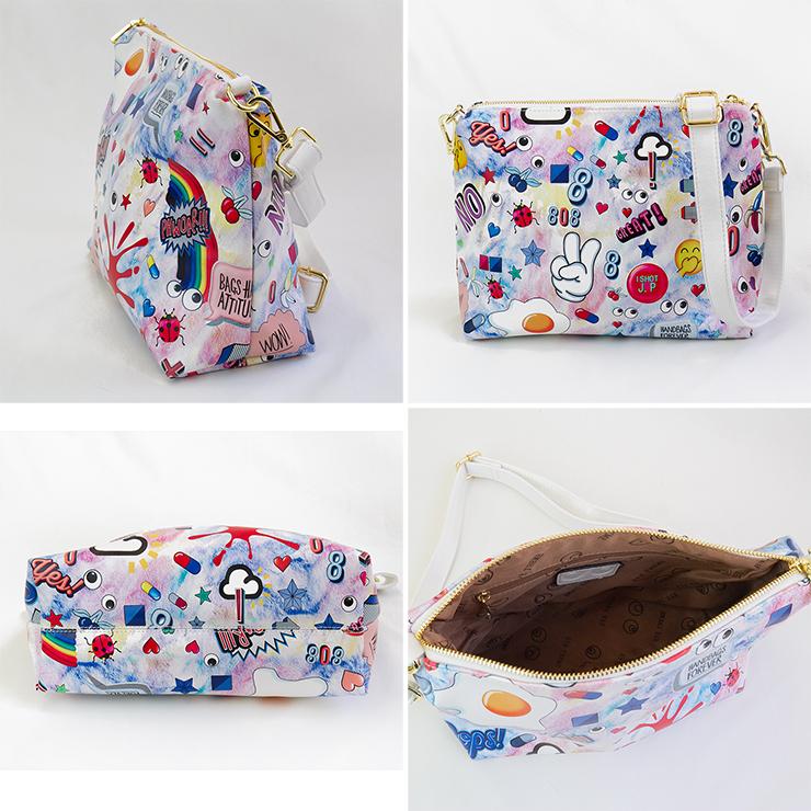 EYE THEME アイテーマ ポーチ付き オーロラ ボストンバッグ et2393 レディース バッグ 旅行用 クリア プリント PVC : BUZZTOWN(バズタウン) - 通販 ...