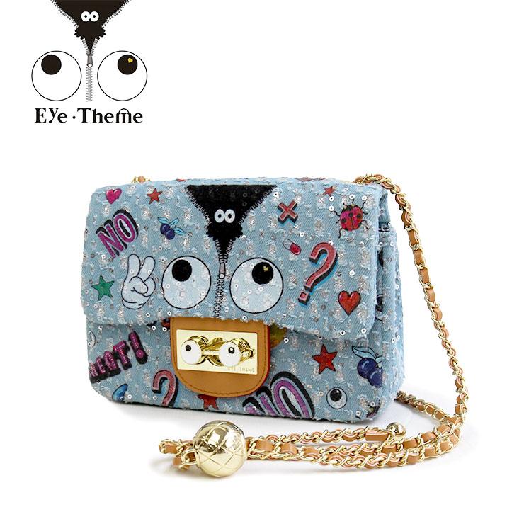 EYE THEME アイテーマ デニム デニムバッグ ショルダーバッグ ET2708 バッグ レディース BAG 肩掛け : BUZZTOWN(バズタウン) - 通販 - Yahoo!ショッピング