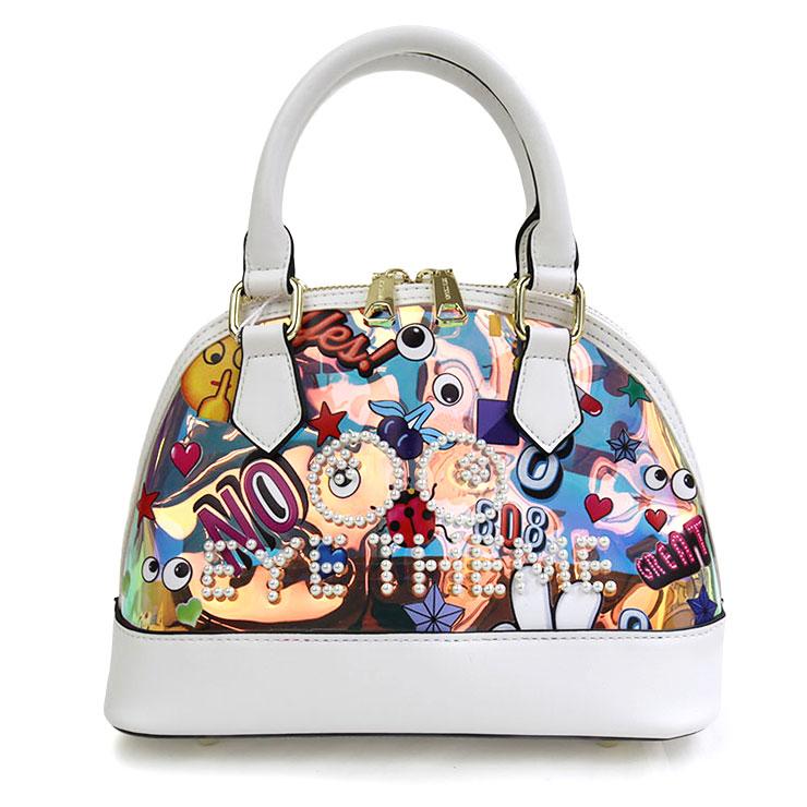 EYE THEME【アイテーマ】クリア 3wayショルダーバッグ ET2779 レディース バッグ ショルダーバッグ クリア プリント ポーチ付き PVC : BUZZTOWN(バズタウン ...