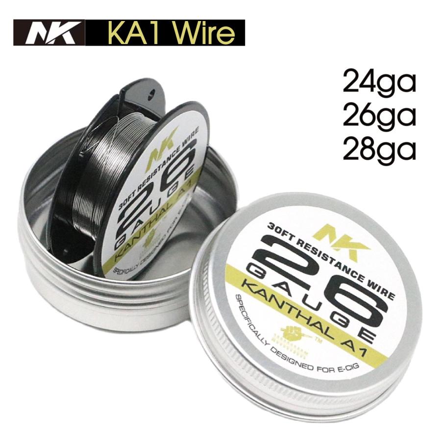 NK Ka1 ワイヤー 30ft 24ga 26ga 28ga カンタル ビルド コイル vape べイプ 電子タバコ RBA RTA ...