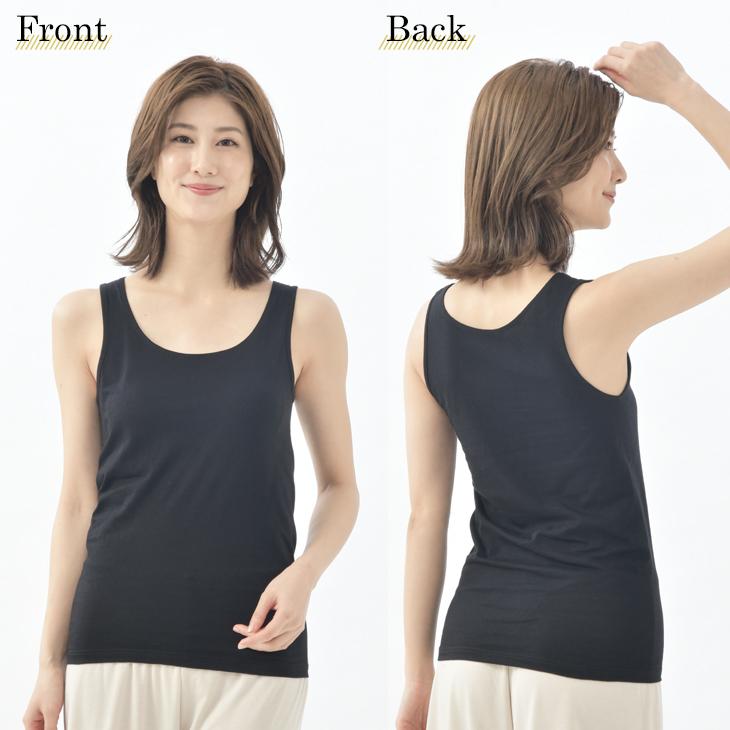 インナー レディース 綿100％タンクトップ COTTON 100 綿100％ BVD 吸水速乾 抗菌防臭 肌着 下着 bvd : bakm50 : B.V.D.e-shop メーカー直営店 ...