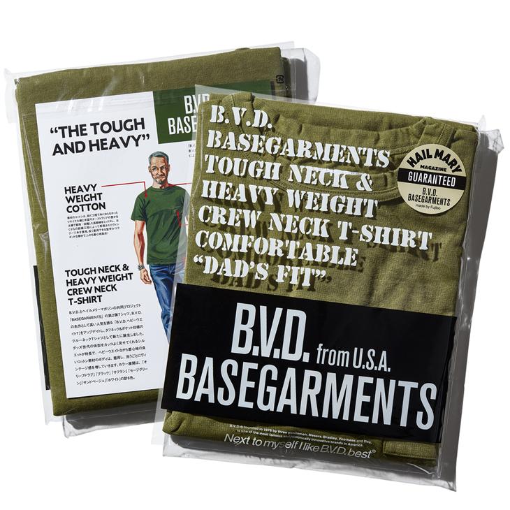 B.V.D クルーネックTシャツ BVD ベースガーメンツ 日本製 ヘビーウエイト 綿100％ （M/L/XL）BGM13-HW ポイント利用 メンズ bvd ヘイルメリー 爆買 : B.V ...