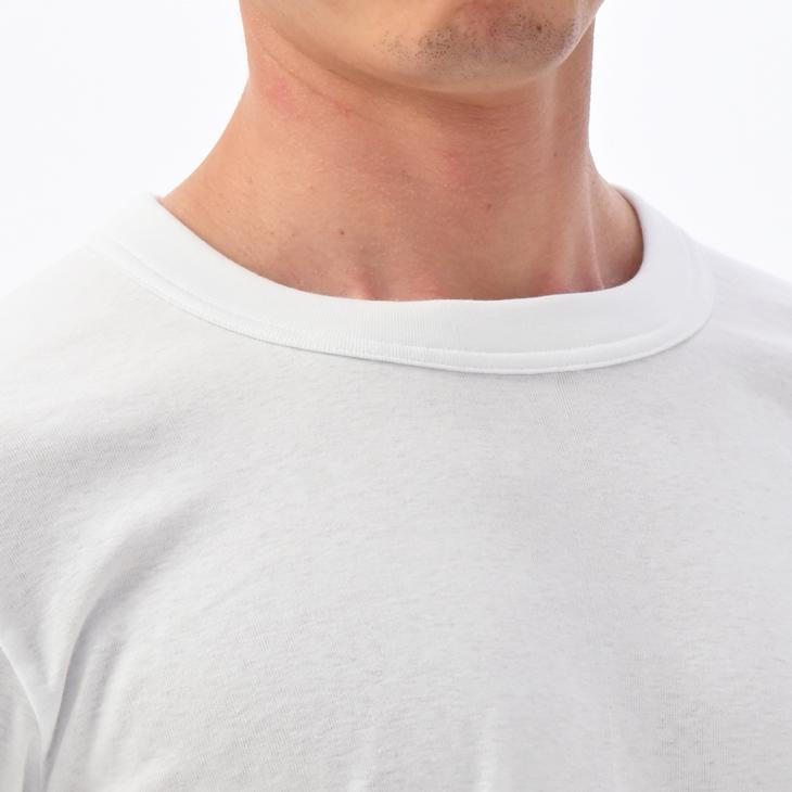 B.V.D bvd BVD Finest Touch EX 丸首8分袖Tシャツ LL 綿100％ シャツ メンズインナー 下着 肌着 抗菌 防臭 長袖 メンズ ポイント利用 : B.V.D.e ...