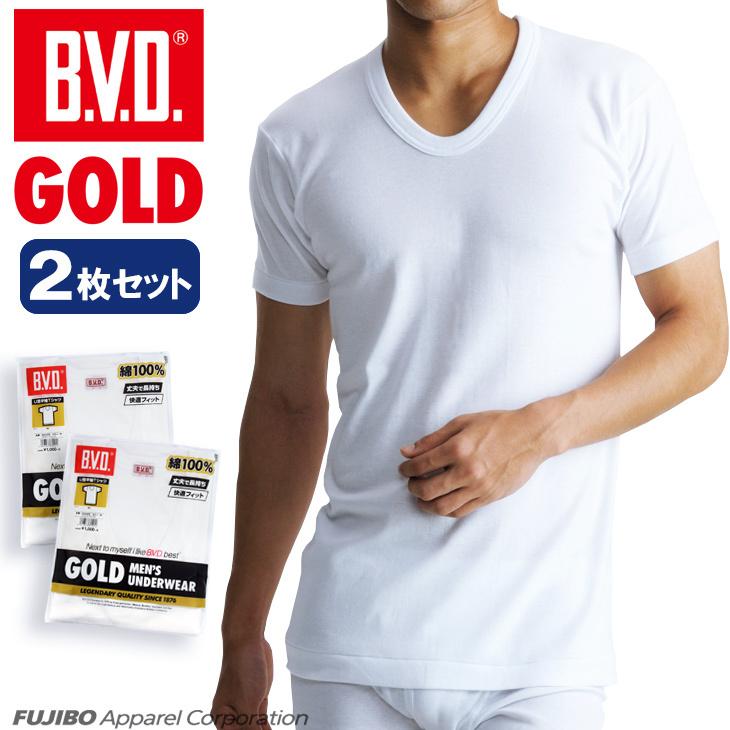 B.V.D bvd BVD GOLD tシャツ 2枚セット U首 半袖 メンズ 肌着 綿100％ インナー 下着 アンダーウェア ビーブィディー ポイント利用 爆買 : B.V.D.e ...