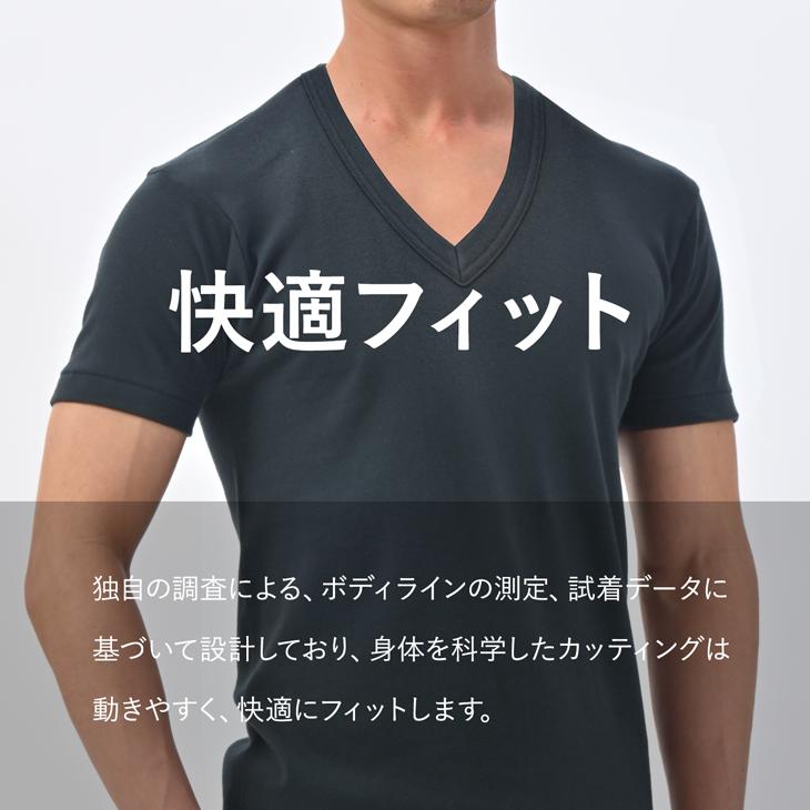 B.V.D. GOLD 限定COLOR V首 半袖Tシャツ TOUGH NECK 綿100％ （M/L）GF234 bvd BVD メンズ ...