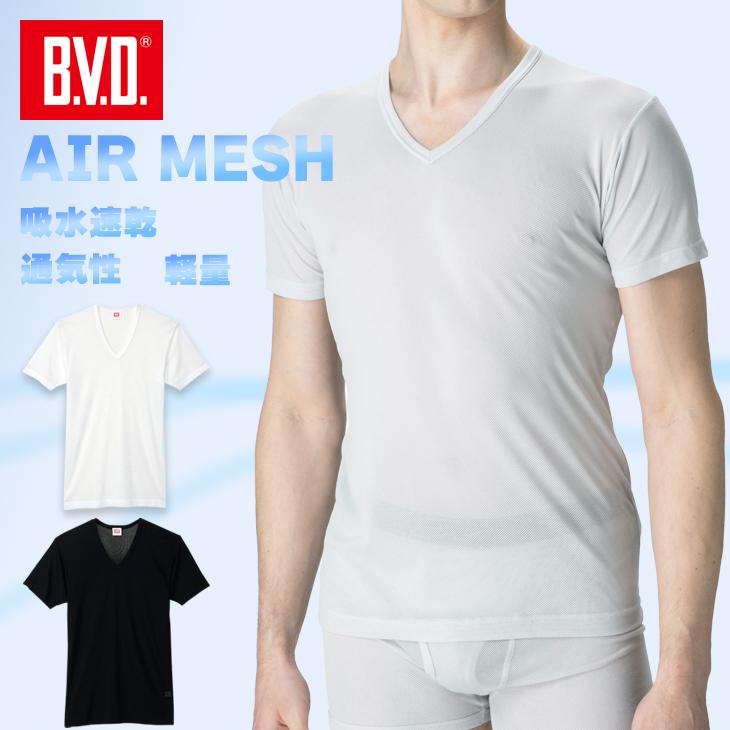 B.V.D インナー メンズ 涼しい bvd BVD エアーメッシュ Vネック半袖シャツ【M/L/LL】GR774 爆買 : B.V.D.e-shop メーカー直営店 - 通販 - Yahoo ...