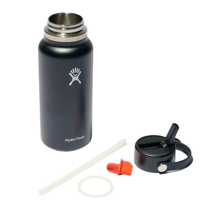 HYDRO FLASK ハイドロフラスク Hydro Flask 32oz 946ml Wide Mouth Flex Straw ステンレスボトル Coco : バイザシー - 通販 ...