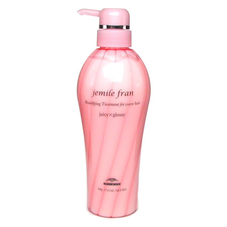 jemile fran ミルボン ジェミールフラン トリートメント ジューシーグロッシー 500g : ショップザビューネット ヤフー店 ...