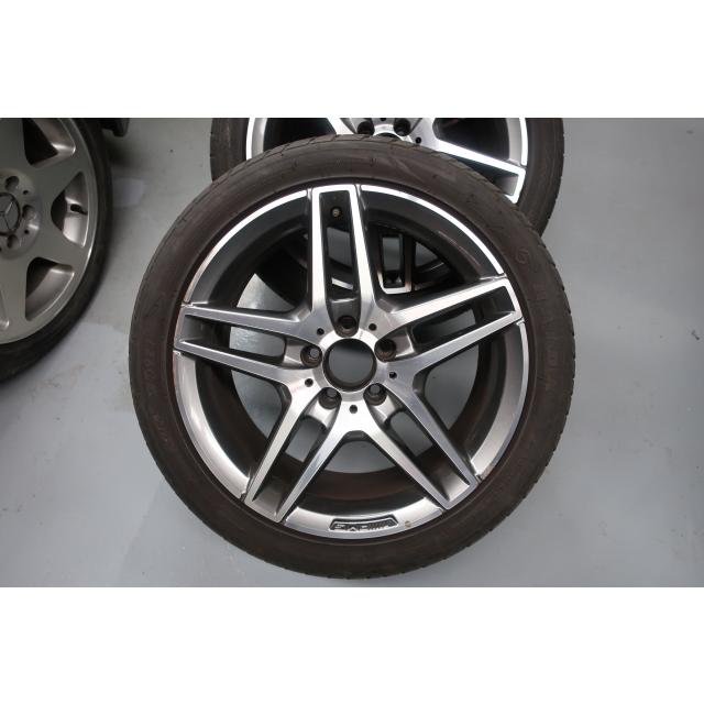 Mercedes-Benz ベンツ W212 E220 純正品アルミホイル 18インチ タイヤ 4本 2124010300 ...