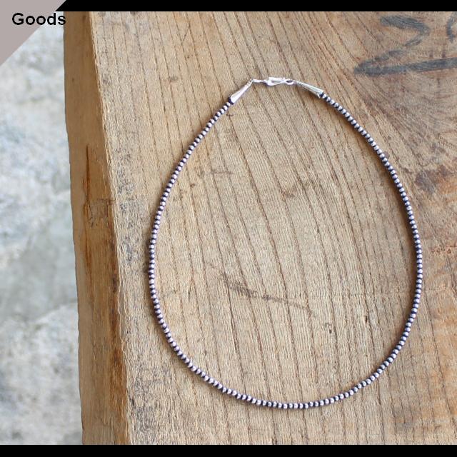 ERICKA NICOLAS BEGAY Ericka Nicolas Begay ナバホパールネックレス Navajo Pearl Necklace / 3mm 50cm （Oxidized ...