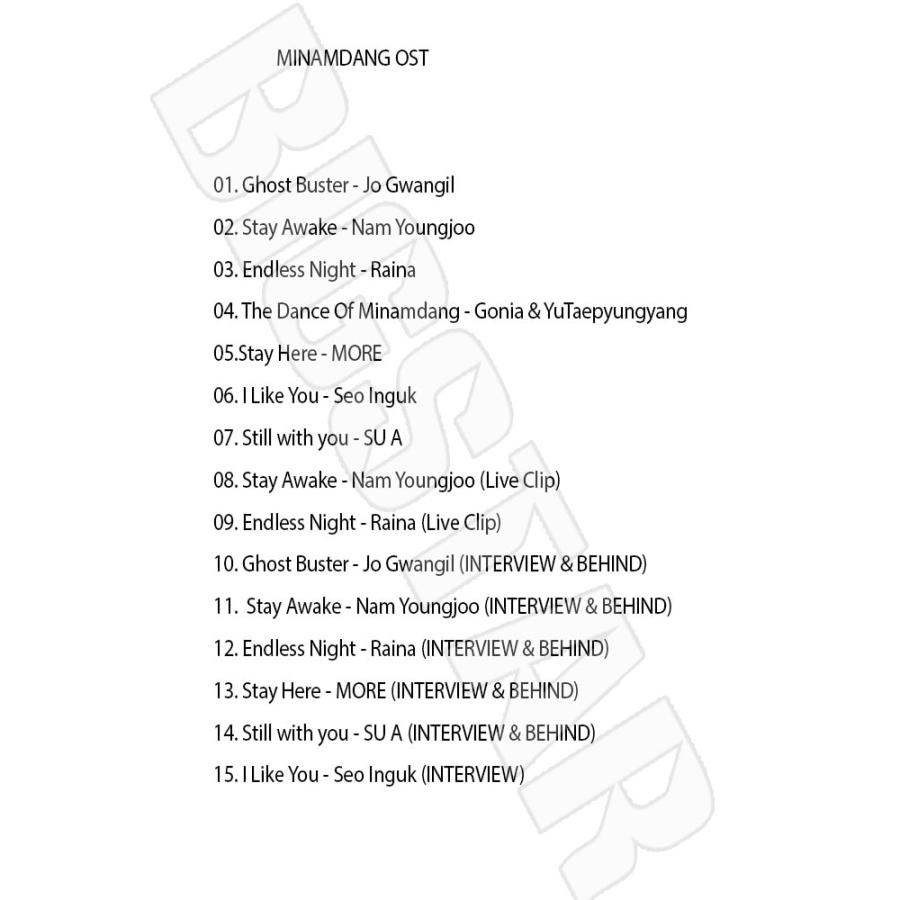 K-POP DVD/ 美男堂 ミナムダン OST イケメン党 (日本語字幕なし)/ SEO IN GUK ソイングク 韓国ドラマ OST収録DVD KPOP DVD : C-MALL - 通販 ...