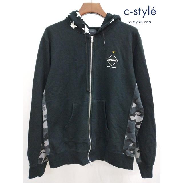 C932 [人気] F.C. Real Bristol エフシーレアルブリストル パーカー L ブラック ジップアップ | G★ : c ...