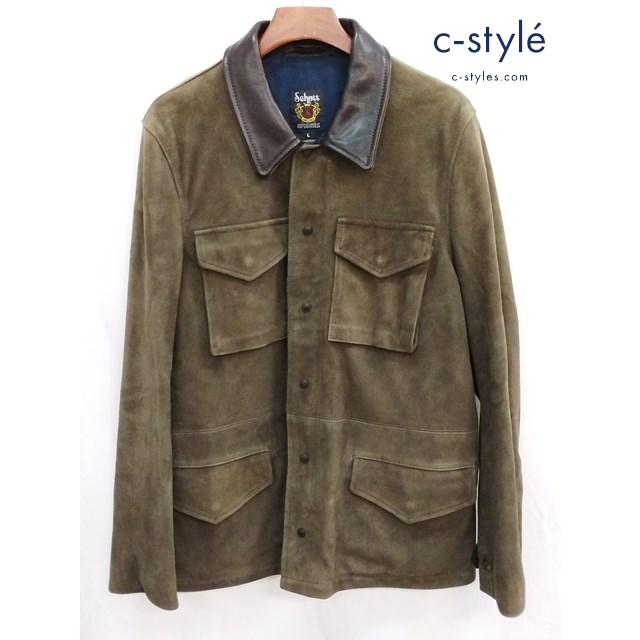 D001 [秋冬物][人気] Schott ショット M-51 ミリタリージャケット L オリーブ 258 スエード アメリカ製 | O★ : c-style - 通販 - Yahoo!ショッピング