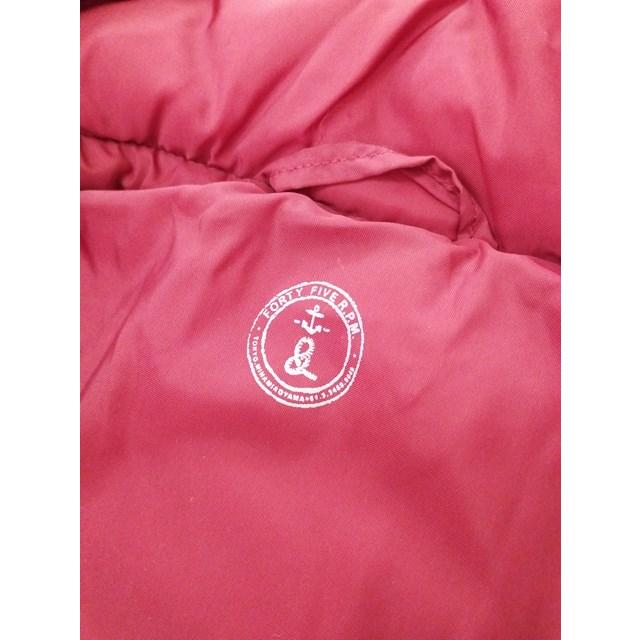 45R U344 [秋冬物][人気] 45rpm フォーティーファイブアールピーエム ダウンジャケット 1 レッド系 日本製 レディース ...