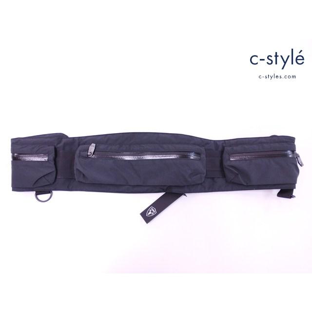 V989 [未使用品] nobisu ノビス ボディバッグ ブラック CYLAR ウエストバッグ ウエストポーチ | Q★ : c-style - 通販 - Yahoo!ショッピング