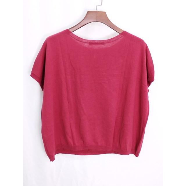 Y827 [人気] 45R フレンチスリーブワイドギマニットプルオーバー 0 レッド 2013 5-05-8018 綿100％ レディース | Y★ : y827 : c-style - 通販 ...