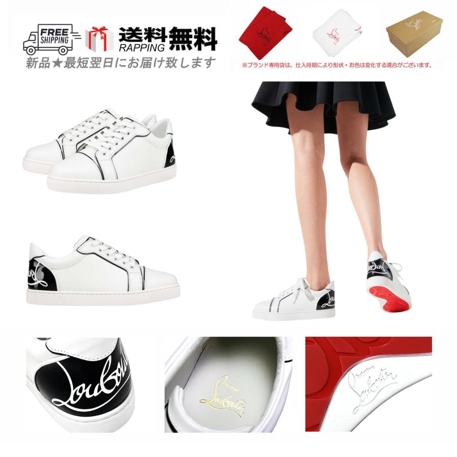 L253-37.. Christian Louboutin クリスチャン ルブタン スニーカー Fun Vieira シューズ レザー ...