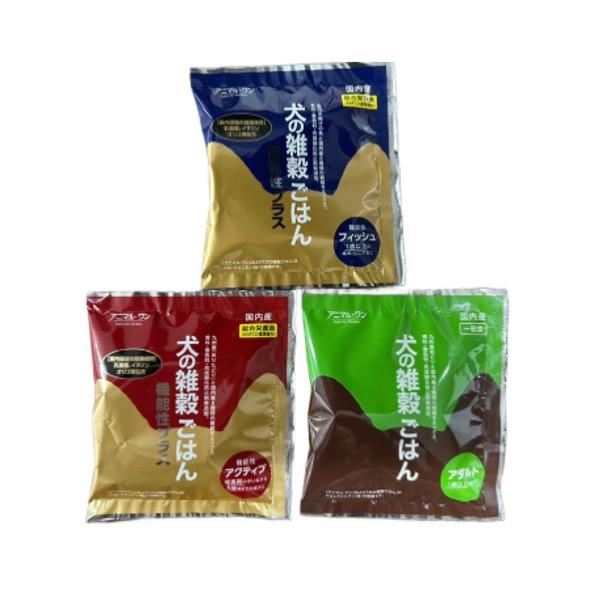アニマル・ワン アニマルワン 犬の雑穀ごはん 30g x 3種 サンプルセット選べる0種x1種：1個セット(1袋セット アダルト/機能性プラス/チキン/フィッシュ ドッグ : 美容雑貨 ...