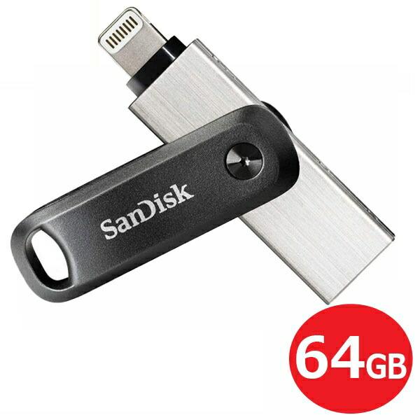 サンディスク ライトニングコネクタ USBメモリ 64GB iXpand Flash Drive Go SDIX60N-064G-GN6NN ...