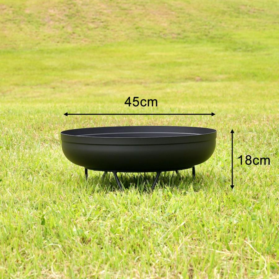 ファイヤーピット・タクト 焚火台 cacomoca Fire Pit TACT 直径45cm : ファイヤーピット cacomoca - 通販 - Yahoo!ショッピング