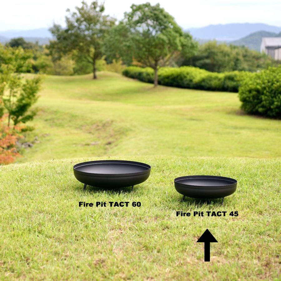 ファイヤーピット・タクト 焚火台 cacomoca Fire Pit TACT 直径45cm : ファイヤーピット cacomoca - 通販 - Yahoo!ショッピング